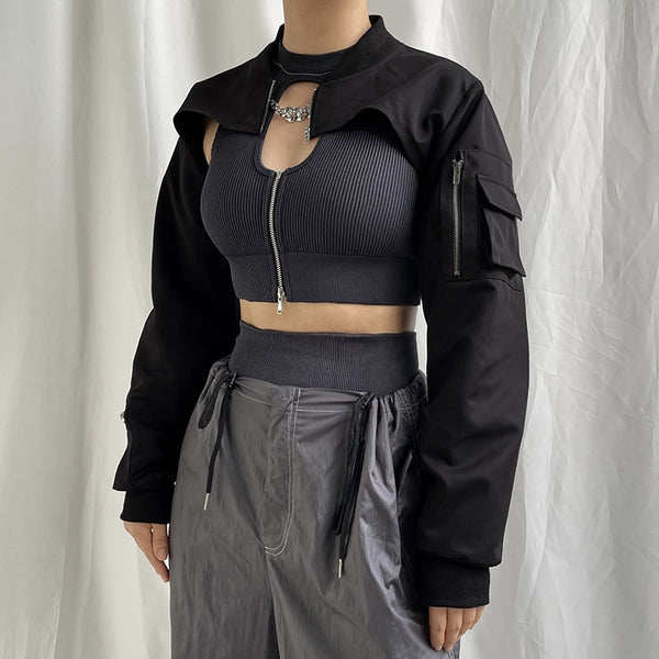Super Cropped Utility Jacket